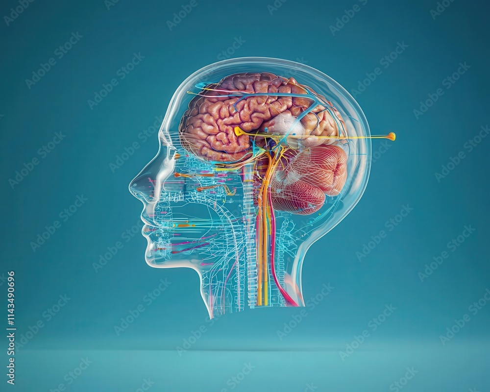 Human ear anatomy showing sound conduction and inner ear structures ...