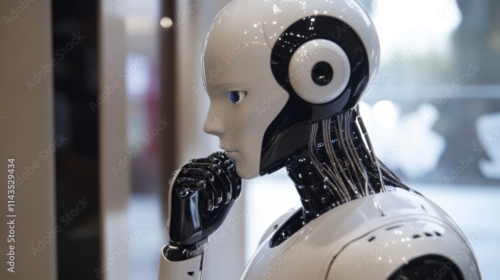 AI. Artificial Intelligence Logo in hand. Artificial Intelligence and Machine Learning Concept ...