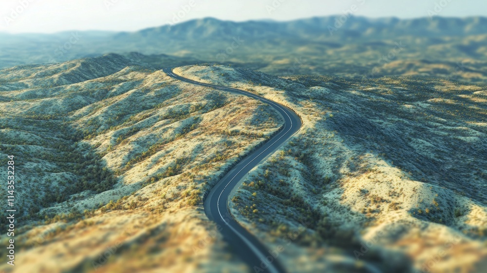 Yol, şeffaf arka plan üzerinde izole karayolu sarma. Yolculuk iki ...