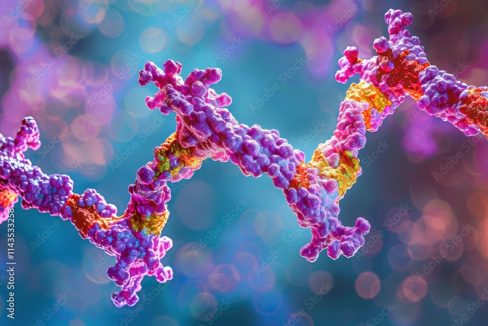 Antibody Structure: A detailed view of the Y-shaped structure of an ...
