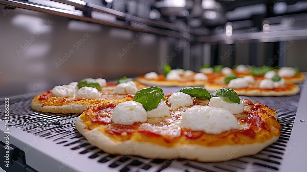 3D printed pizza mozzarella basil showcasing how advanced food printing ...