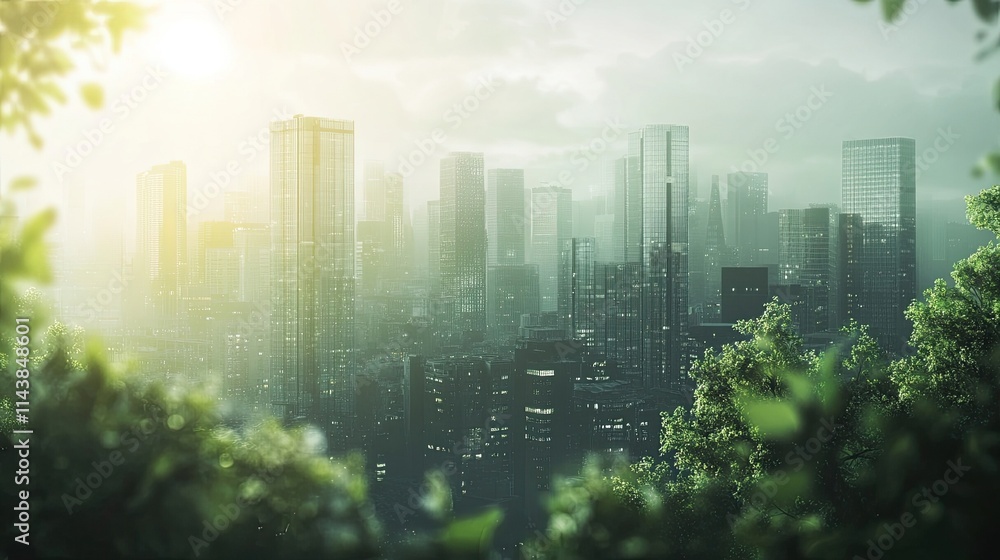 Ilustración de Stock Connection technology smart city background showcasing intersection digital ...