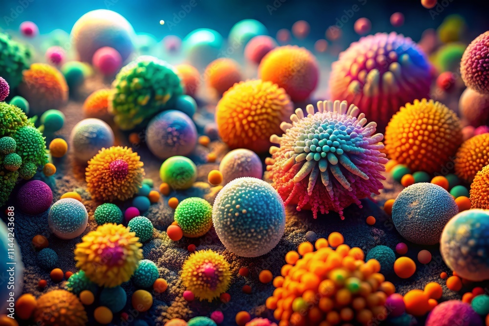 Microscopic Worlds: Bacterial Morphology & Texture - High-Resolution ...