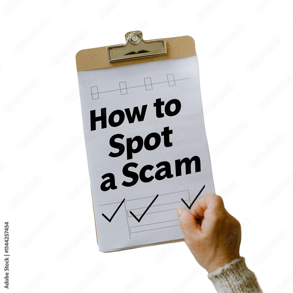 How to spot a scam a guide identifying fraud transparent background ...