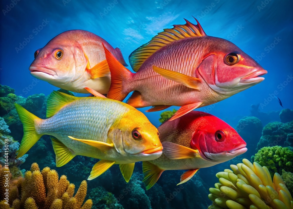 Red Snapper Fish Species: Identification Guide, Images of Mutton, Lane ...