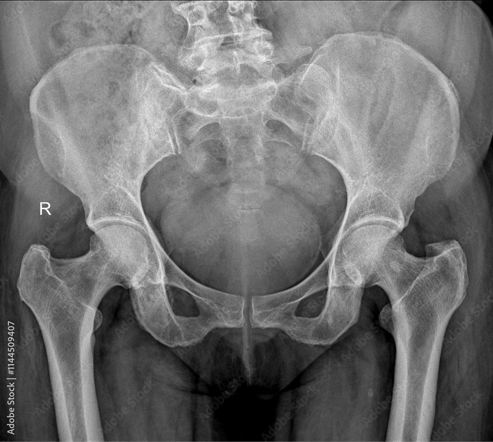Female Pelvis Bones X-Ray for Anatomical and Orthopedic Evaluation ...