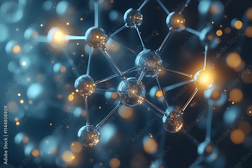 Detailed cutaway diagram of a technetium atom displaying its intricate ...