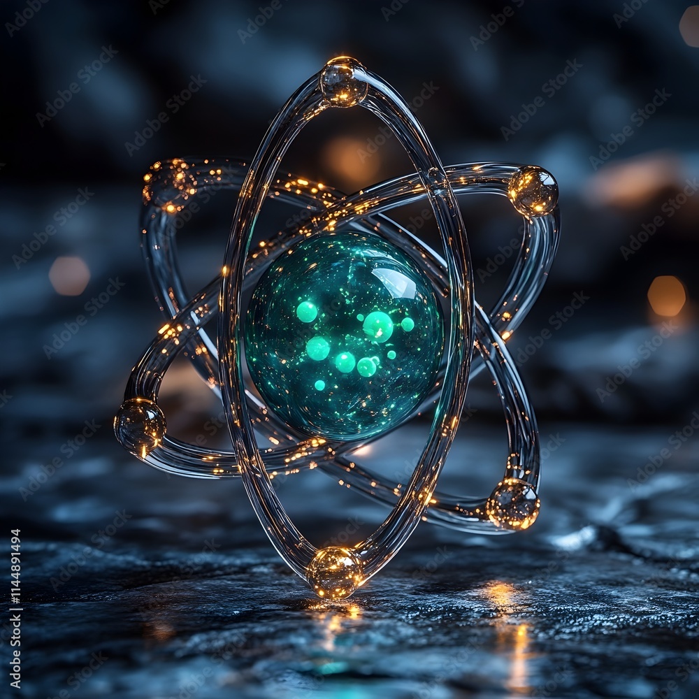 Highly detailed and scientific showcasing the complex structure and ...