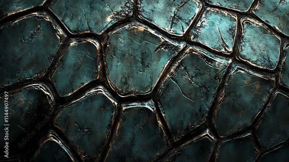 Turtle shell texture background, brontosaurus dinosaur skin texture ...