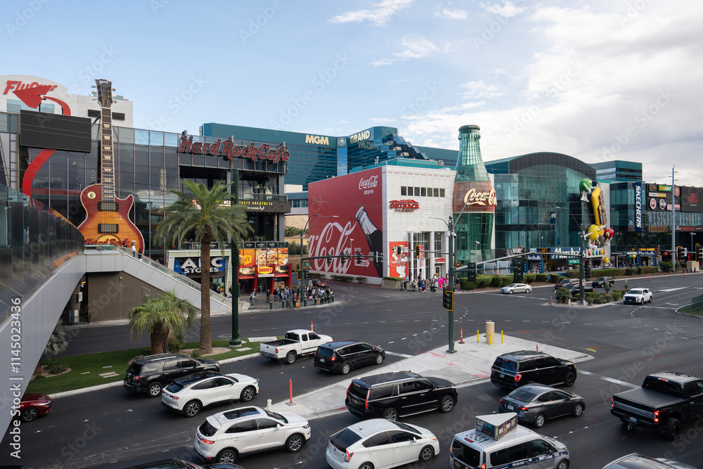 Las Vegas, NV, USA - Oct 29, 2024: Showcase Mall on the Las Vegas Strip ...