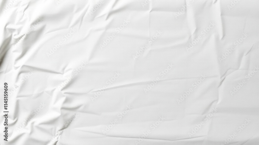 Vintage white cloth texture with subtle wrinkles and faded details ...