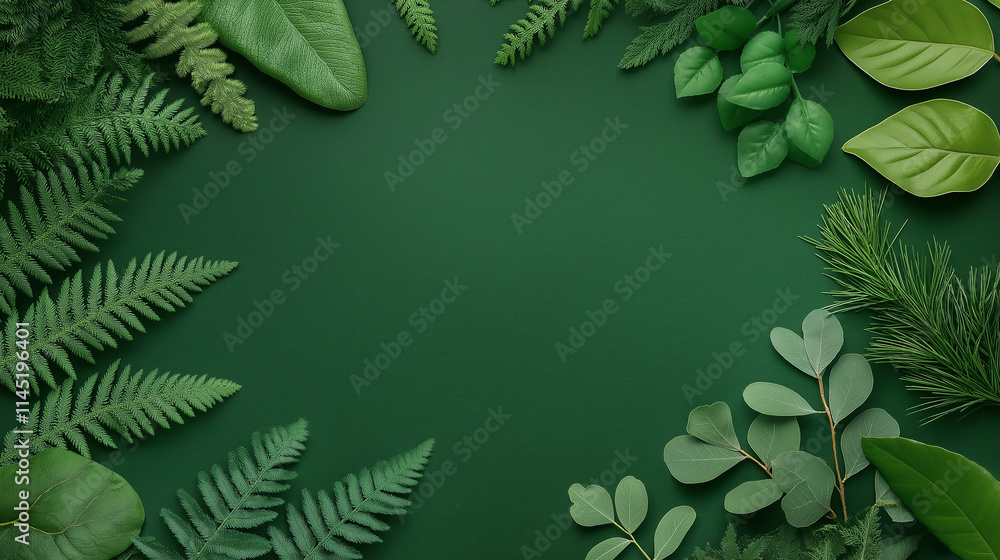 Nature-Inspired Greens: Rich forest greens, emerald tones, and minty ...