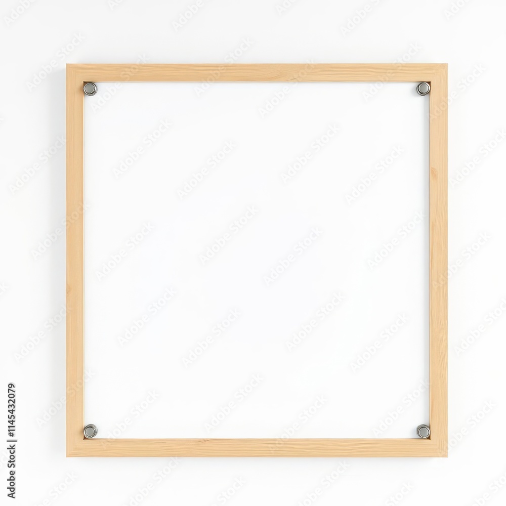 Blank cork board mock up on isolated white background for memo or ...