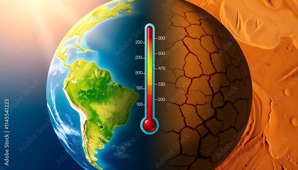 Impact of pollution on climate change earth infographic dual ...