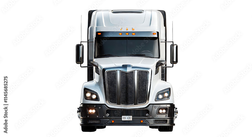Truck lorry cargo Side view cutout PNG transparent background Stock ...