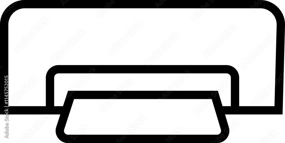 Document desktop printer icon, digital printing vector icons for web ...