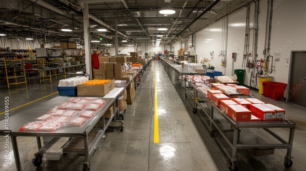 Warehouse operations efficiency logistics center industrial image ...