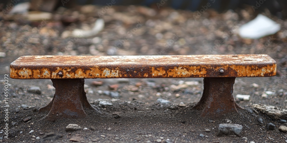This rusty seesaw remains a popular attraction for children in the ...