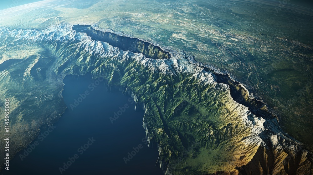 A visual representation of the Earth's crust experiencing an imbalance ...
