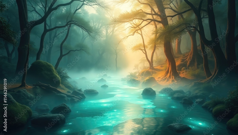 Ilustración de Stock 4K HD Wallpapers Ethereal Mist Rising From A ...