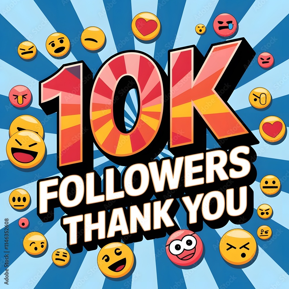 10K followers transparent background PNG image, with gold numbers ...