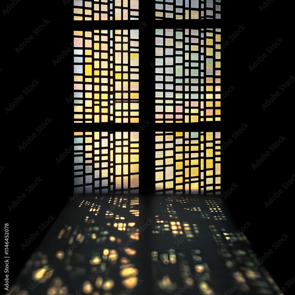 Beautifull Gobos Window Light Textures Pattern Hdri Light Shadow Effect ...
