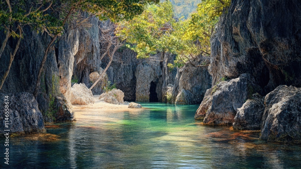 Limestone Cliff Views at Twin Lagoon - A Tropical Paradise in Coron ...