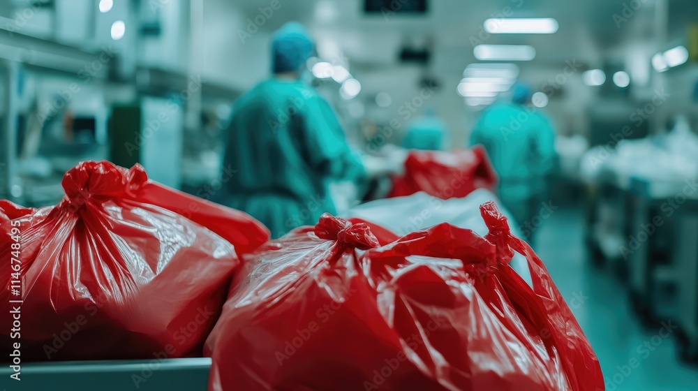 nfectious waste must be disposed of in the trash bag and red.Waste ...