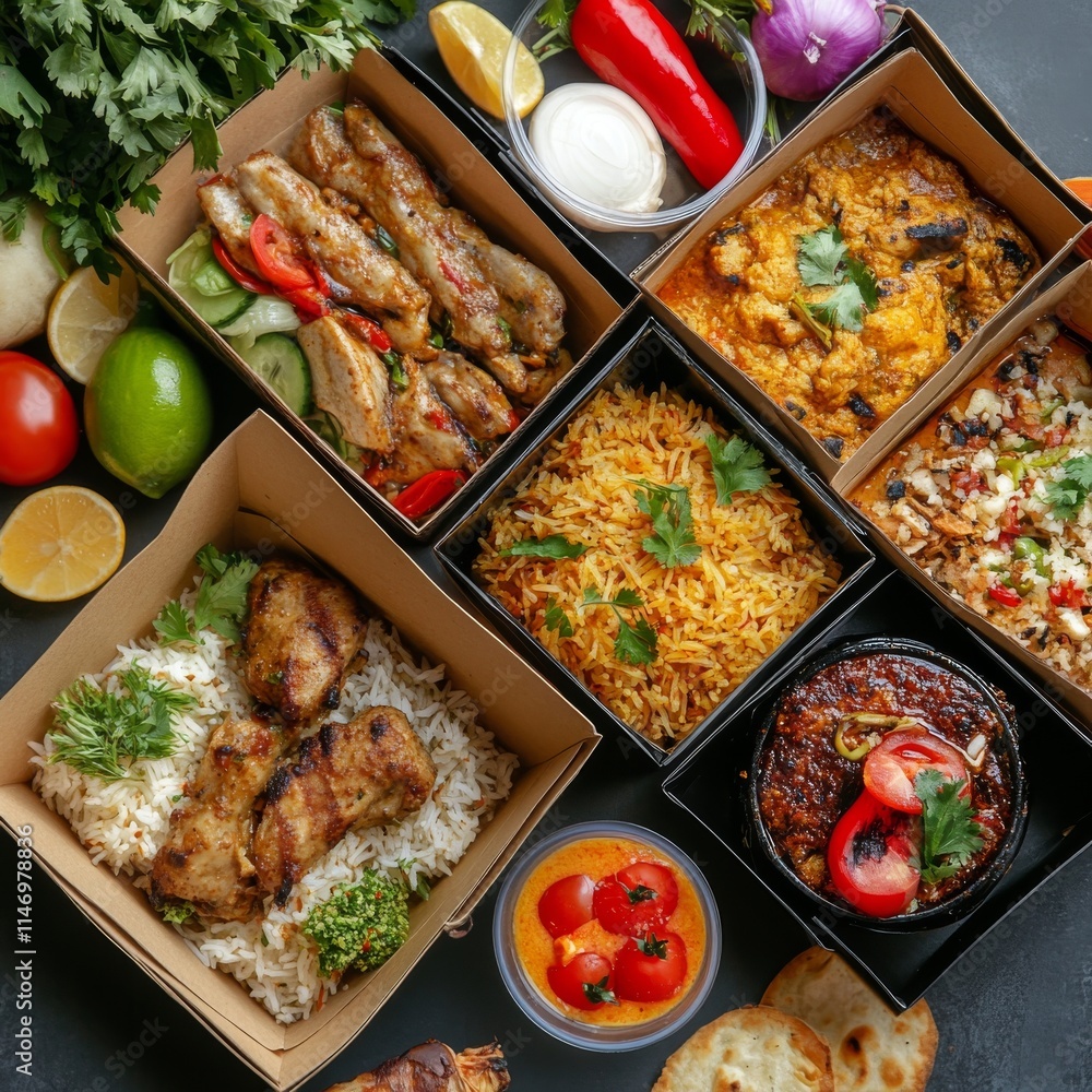 Ramadan Family Iftar Boxes. Takeaway Iftar Box. Hot Halal meals for the ...