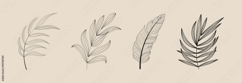 Set of flower icons on white background, isolated. Collection of floral ...