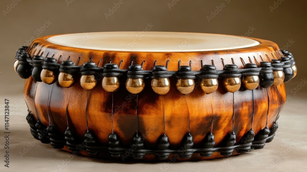 Traditional Cultural Instruments Brazilian pandeiro tambourine with ...