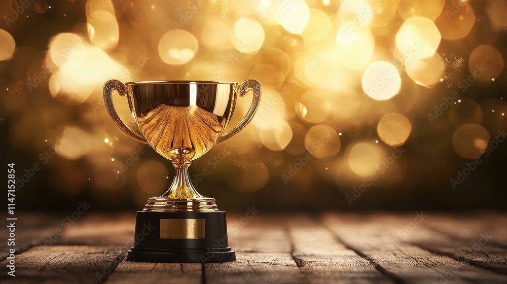 This shining trophy sparkles, honoring top achievers and their ...