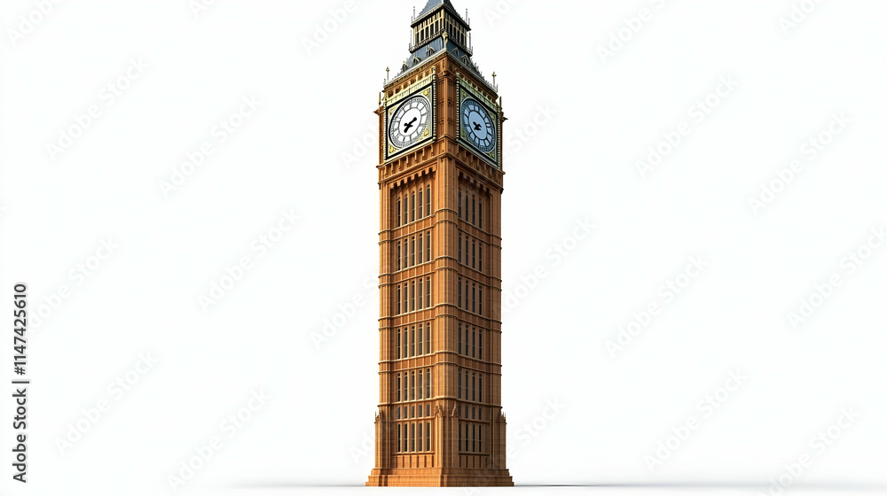 Clock Tower: Iconic Landmark, Detailed Architecture, Majestic Structure ...