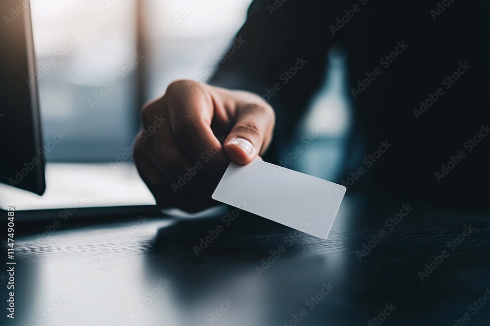 Editorial photography of an individual verifying their identity for ...