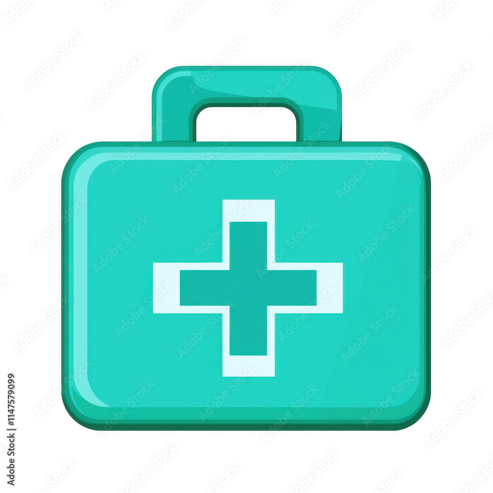 Green icon of CPR isolated on a transparent background Minimalist flat ...