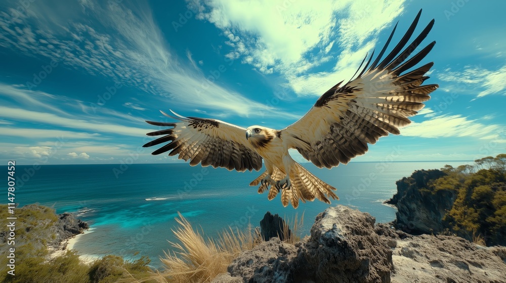 A stunning wildlife photo of the majestic Philippine Eagle, showcasing ...