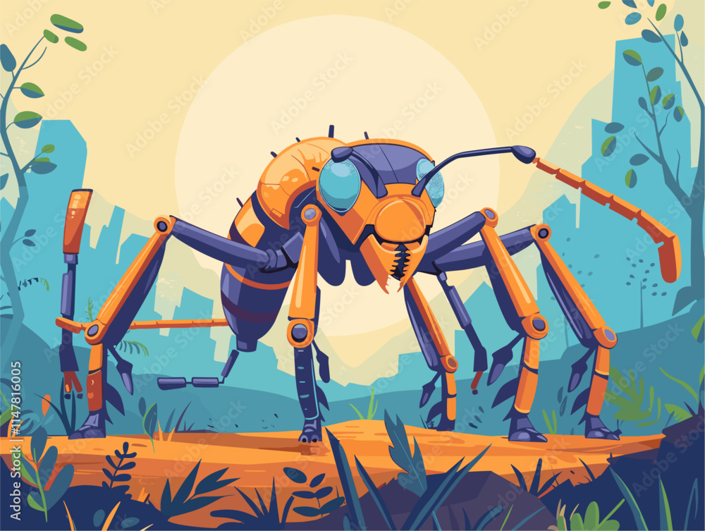 Animated Anthropomorphic Ant: Powerful Limbs for Exploration and ...