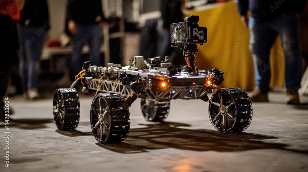 Robotics teams design autonomous systems for Mars exploration, overcoming challenges posed by ...