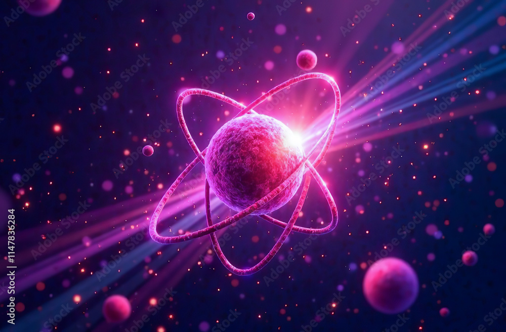 The electrons will hit the nucleus of the atom, releasing a huge ...
