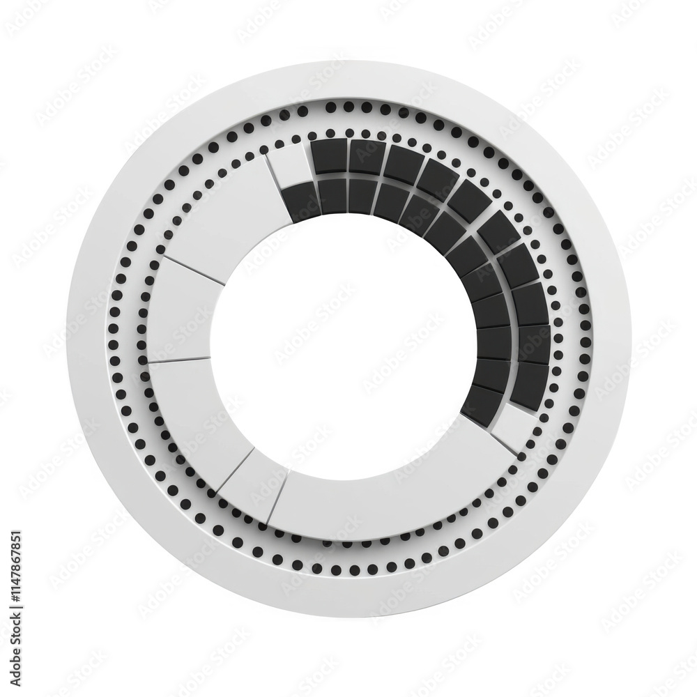 white icon of Infographics isolated on a transparent background ...