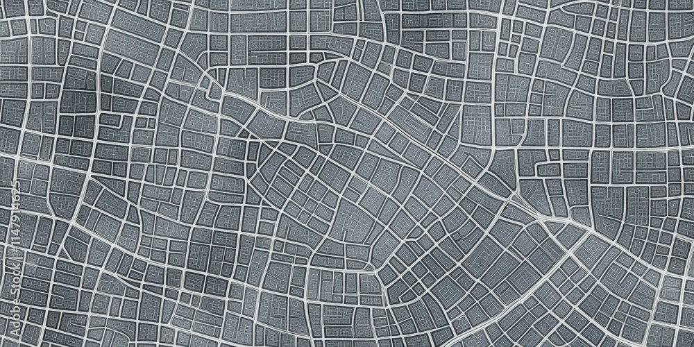The Most Realistic Photograph of a Detailed Street Map Design ...