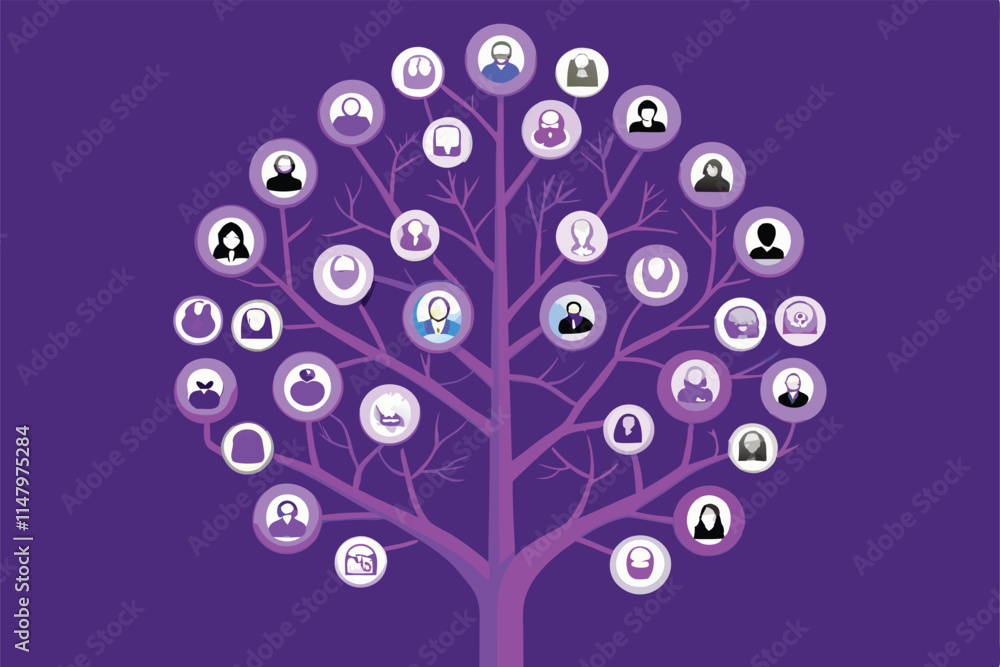 Design a vibrant infographic illustrating a social media growth path ...