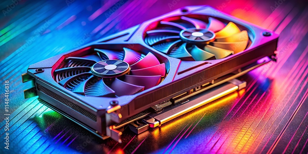 Tilt-Shift Photography: GPU, Graphics Card, Computer Component, Top ...