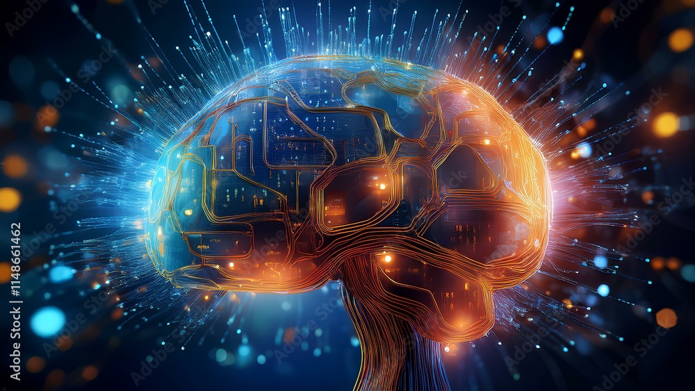 Elements of artificial intelligence, biotechnology and machine learning. Neural circuitry and ...