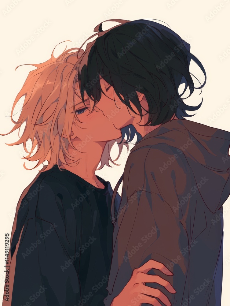 two-anime-boys-kissing-each-other-on-the-cheek-one-with-blonde