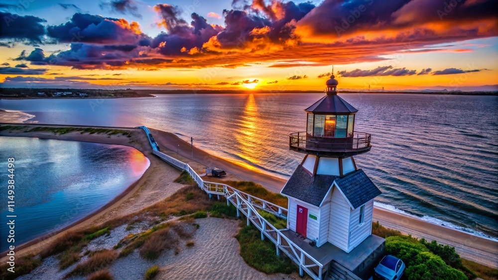 Nantucket Sunset: Brant Point Lighthouse, Cape Cod's Iconic Beacon ...