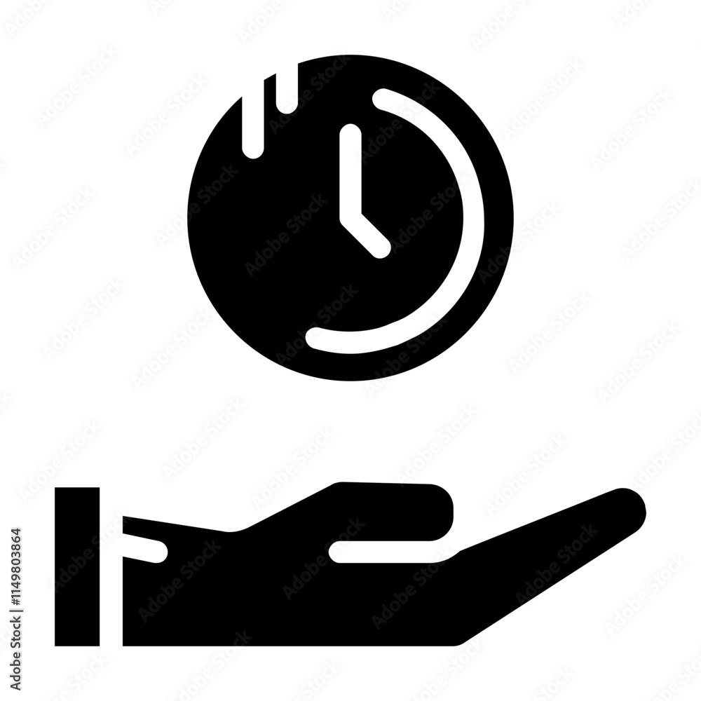 clock icon Stock Vector | Adobe Stock
