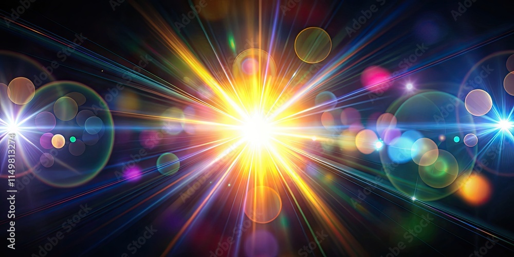 Enhance photos with glowing radial blur, lens flare overlays, and light ...