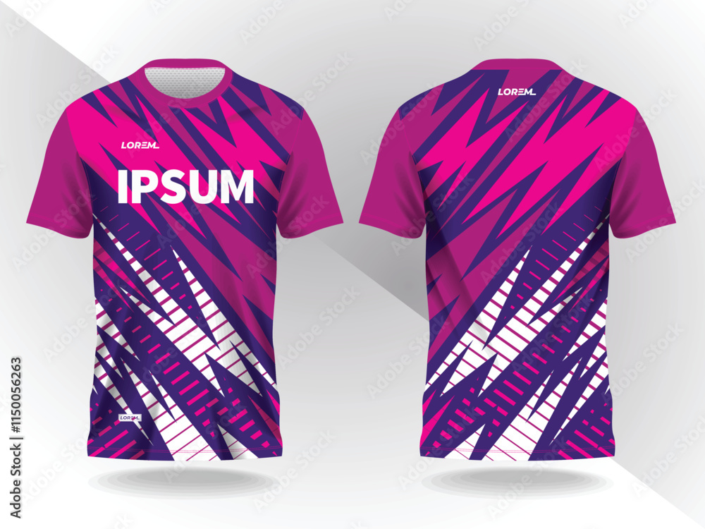purple pink abstract background and pattern for sport jersey design and ...