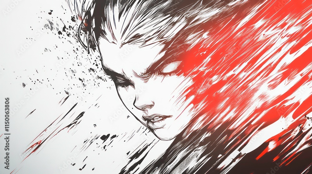 Experience the dynamic energy of manga and anime style comic speed ...